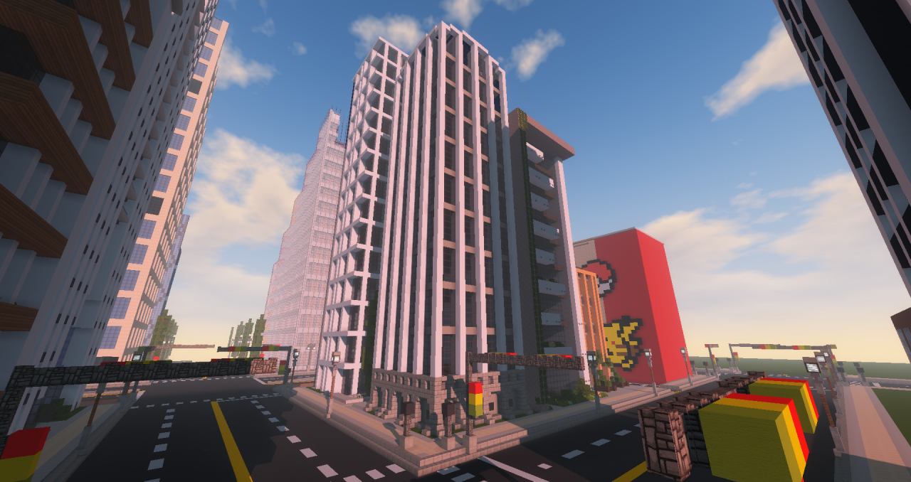 Building a real looking Minecraft city Minecraft Map