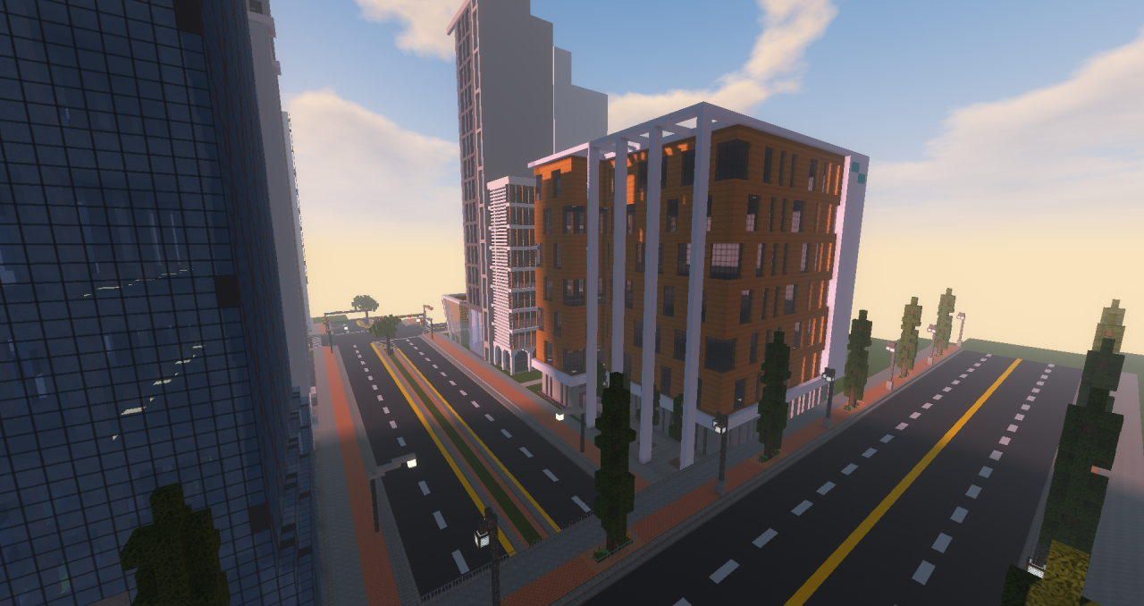 Building a real looking Minecraft city Minecraft Map