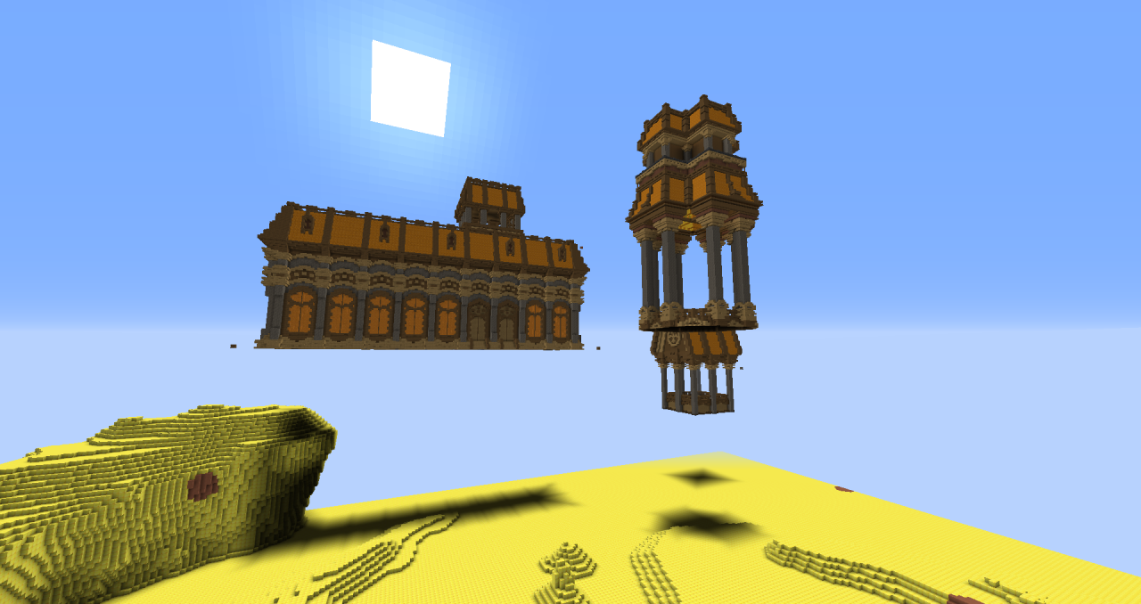 Orange hills Minecraft Map