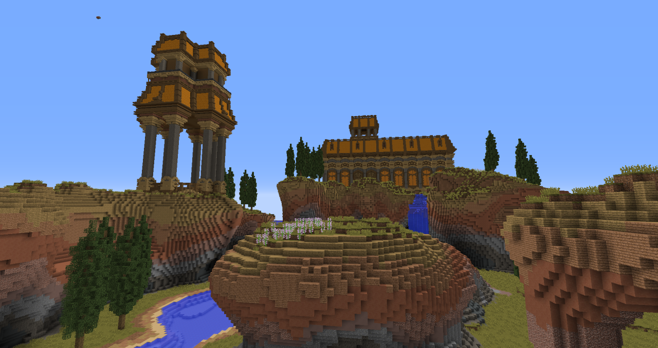 Orange hills Minecraft Map