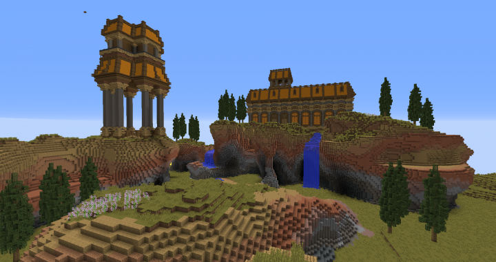 Orange hills Minecraft Map