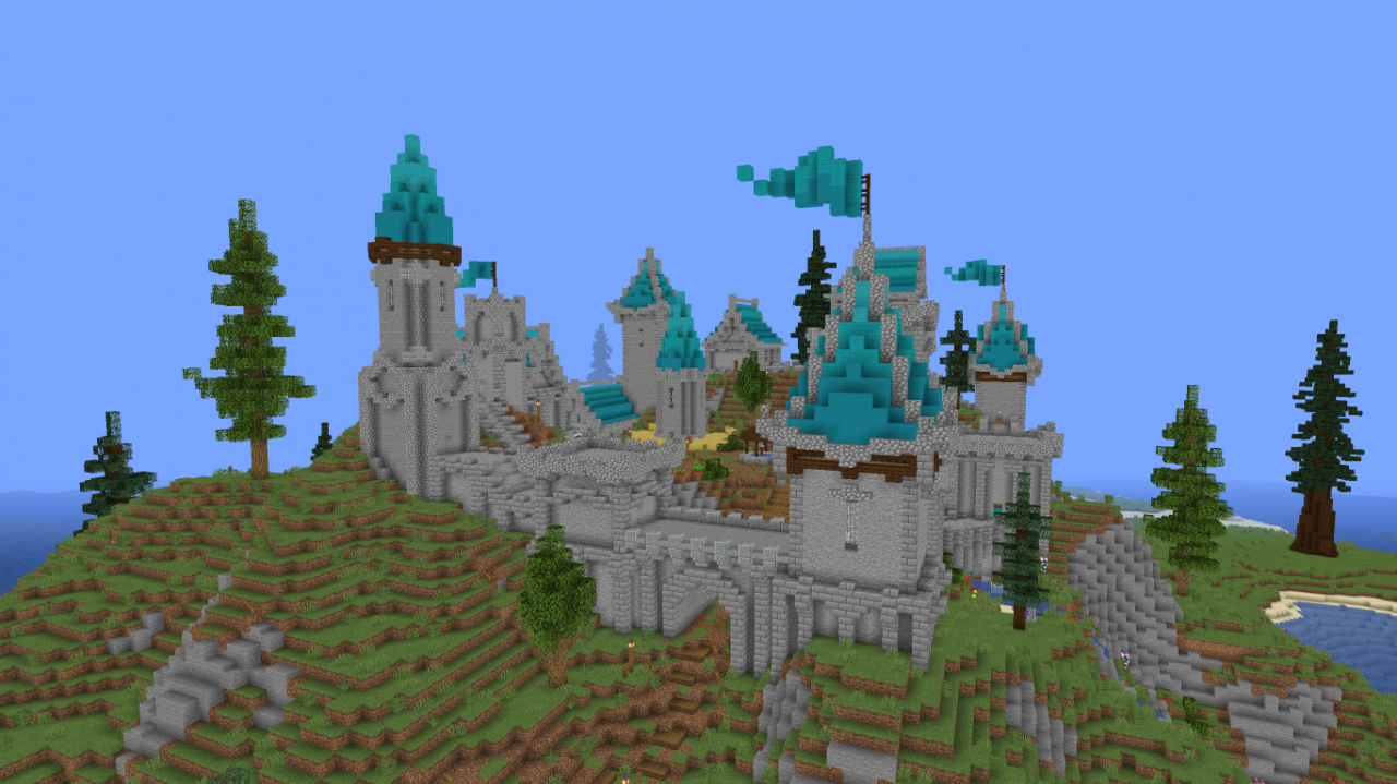 Multiplayer Island Base | Minecraft Build Timelapse Minecraft Map