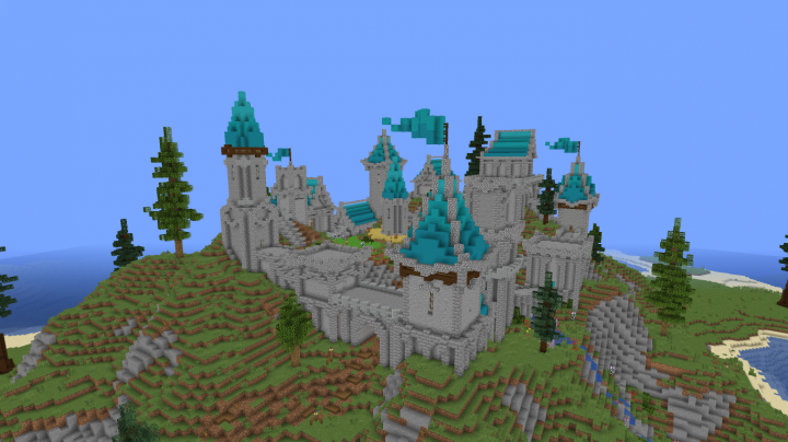 Multiplayer Island Base | Minecraft Build Timelapse Minecraft Map