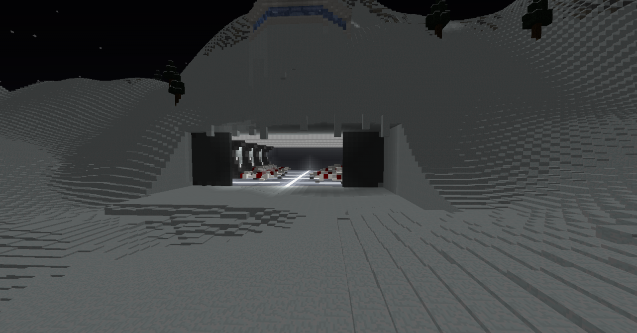 Star Wars Republic Snow Base Minecraft Map