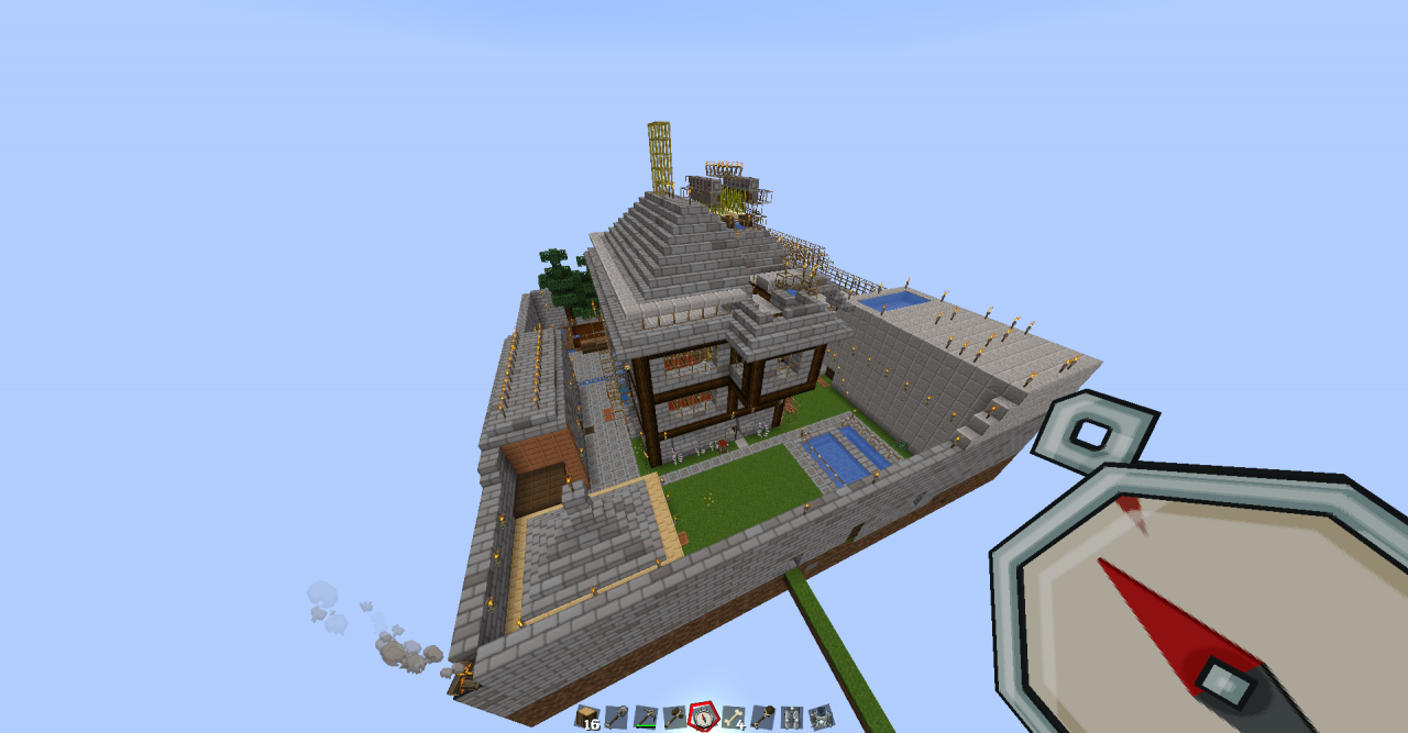 Minecraft stone house Minecraft Map