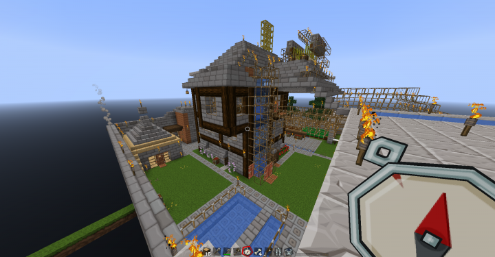 Minecraft stone house Minecraft Map