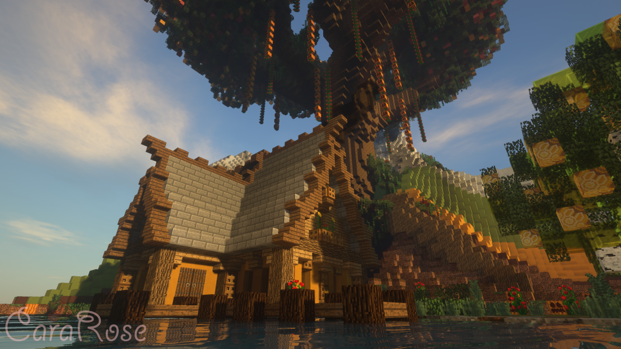 Autumn Tree of 22 | Medieval House | Landscape | Minecraft Timelapse ...