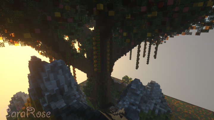 Autumn Tree of 22 | Medieval House | Landscape | Minecraft Timelapse ...