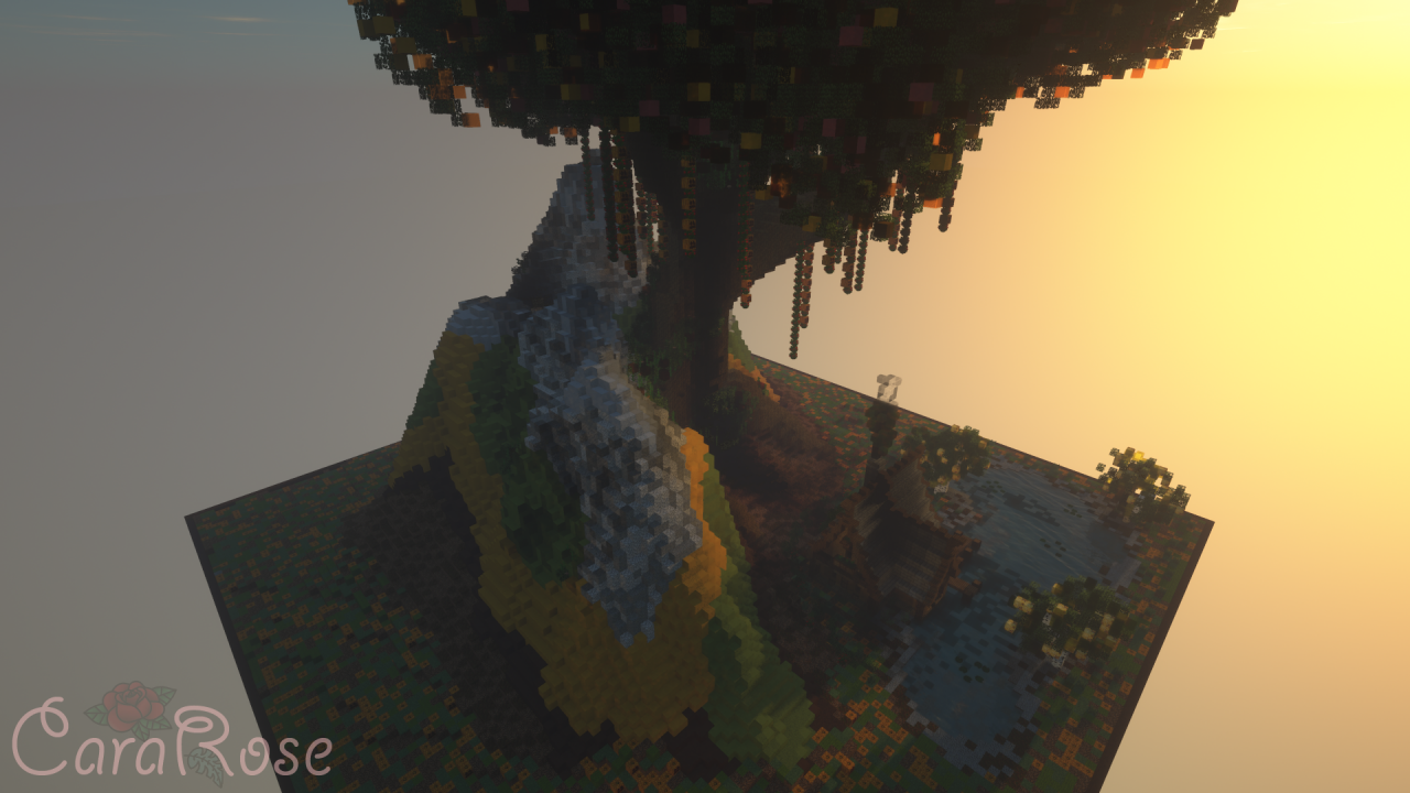 Autumn Tree of 22 | Medieval House | Landscape | Minecraft Timelapse ...