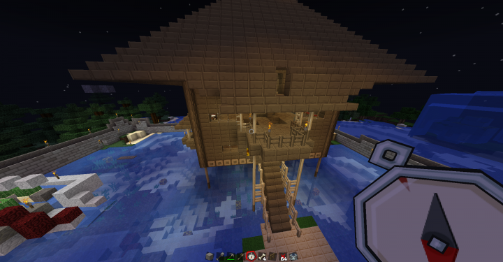 Water house Minecraft Map