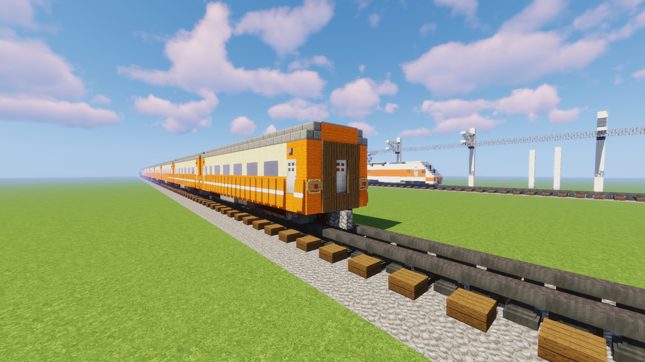 Taiwan railway R100 train Minecraft Map