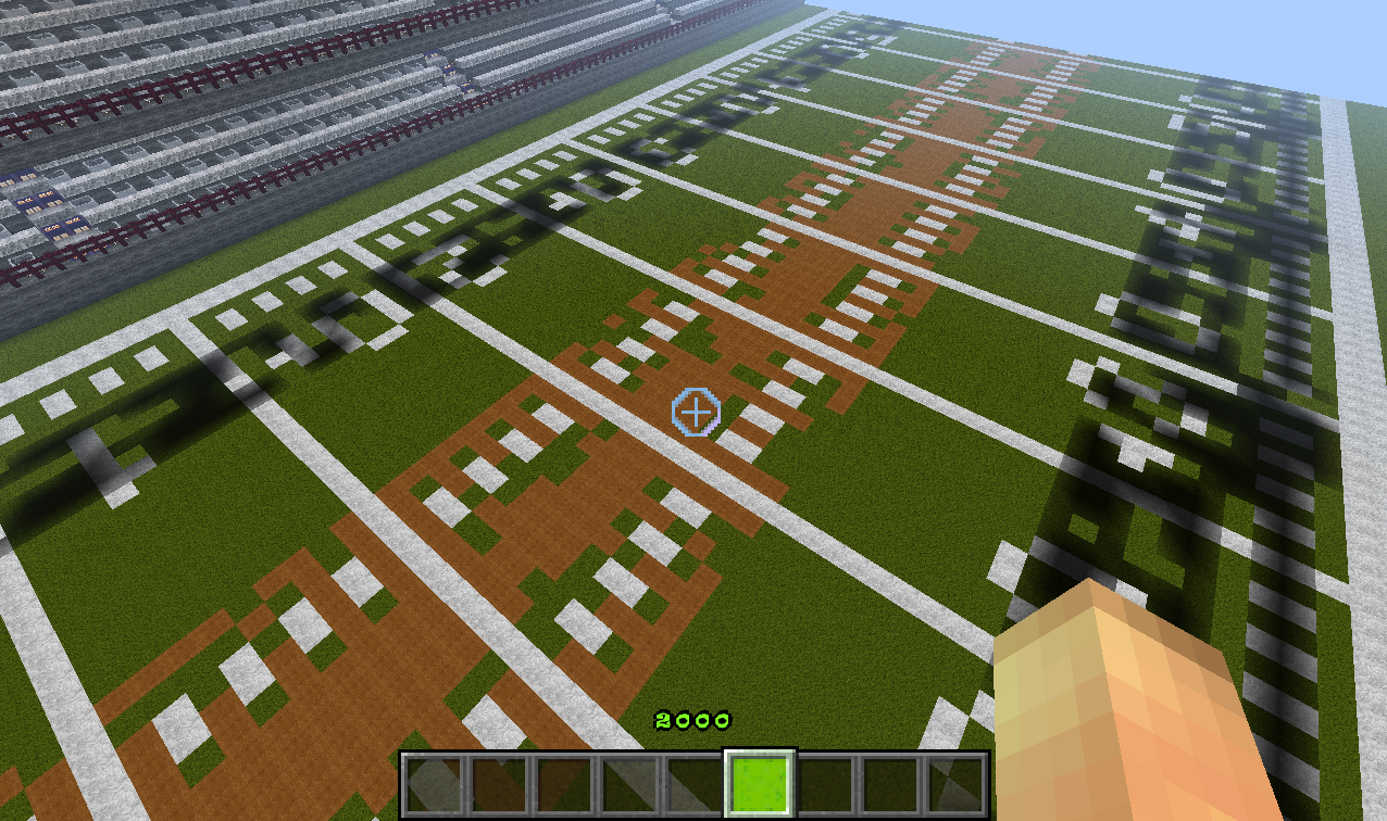 Rectangular Stadium Minecraft Map