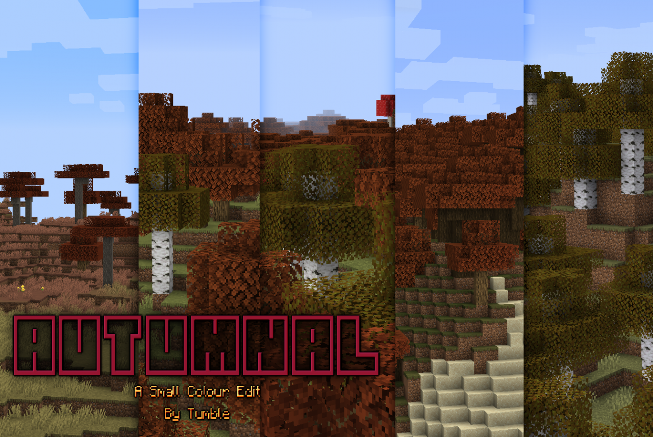 Tumble's Autumnal 1.14 Minecraft Texture Pack