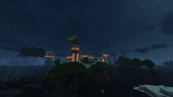 The Alabaster Bastion of the Algheriai Province Minecraft Map