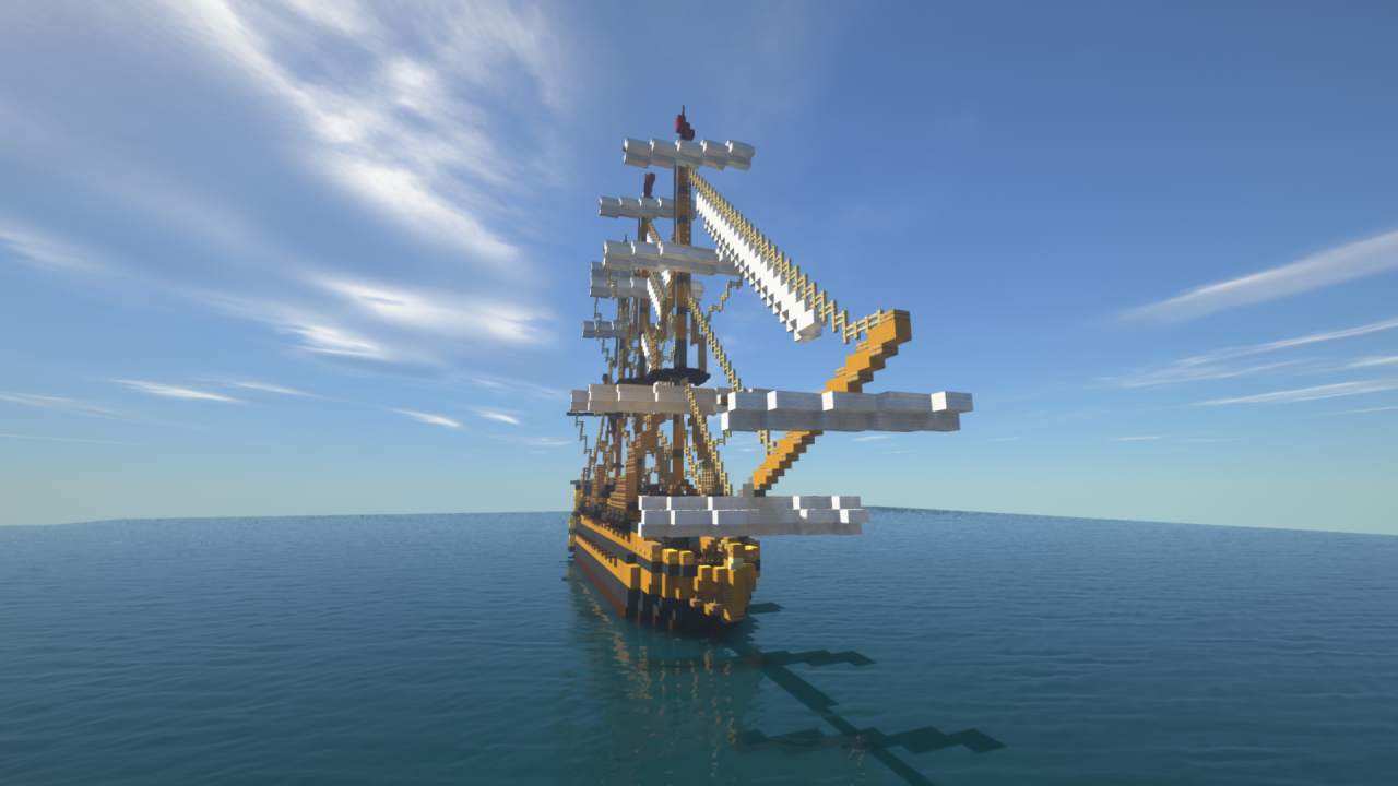 HMS Formidable 2nd rate ship of the line Minecraft Map