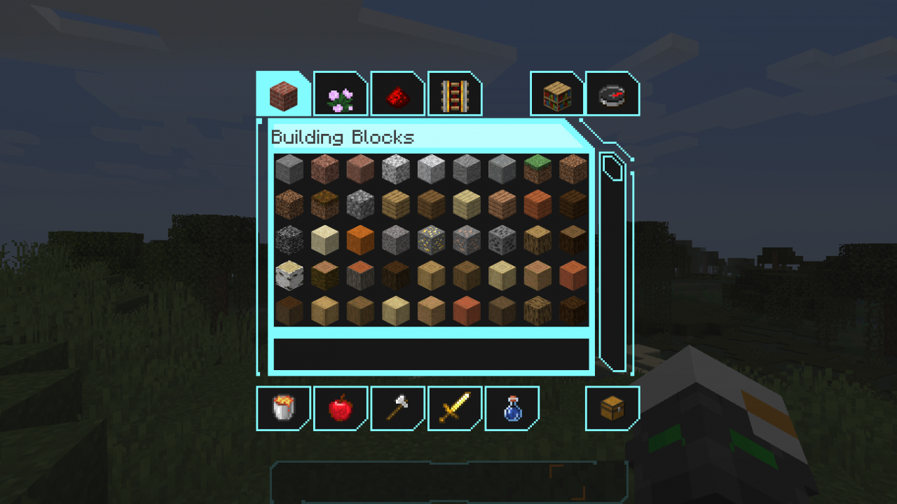Futuristic UI [1.12, 1.14, 1.15, 1.16] Minecraft Texture Pack
