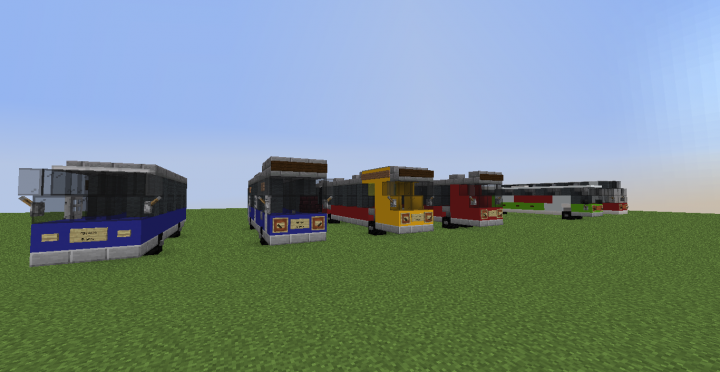 recopilación de buses minecraft/bus minecraft copilation Minecraft Map