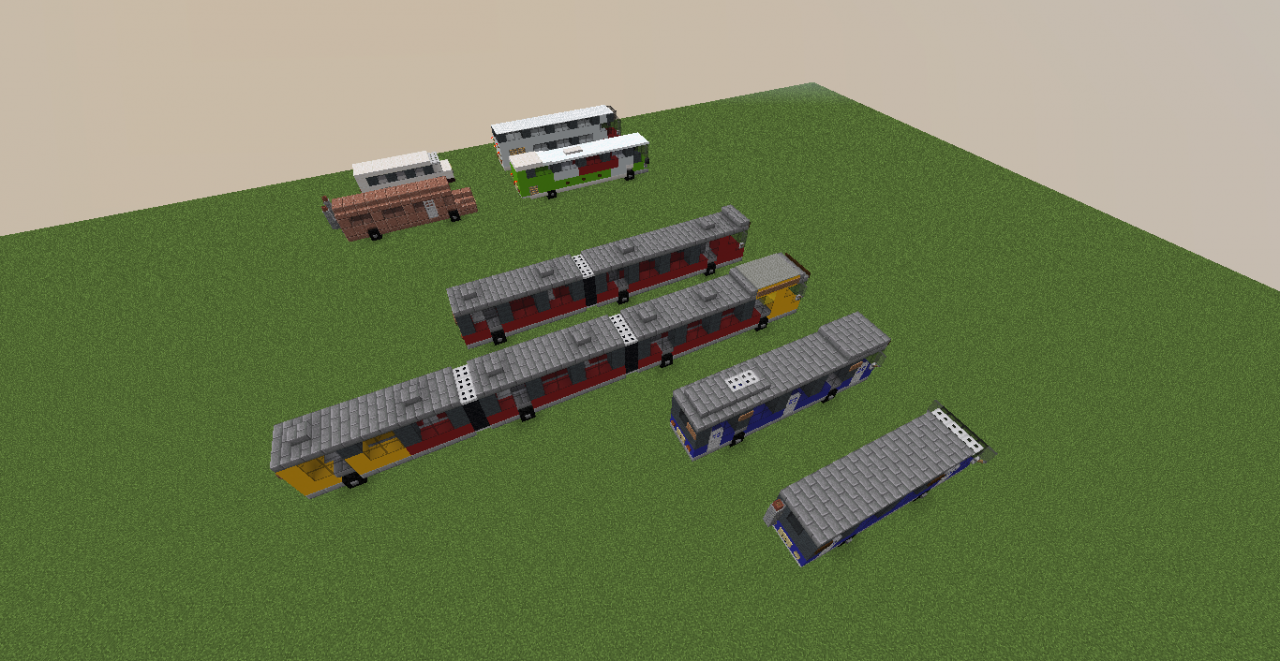 recopilación de buses minecraft/bus minecraft copilation Minecraft Map