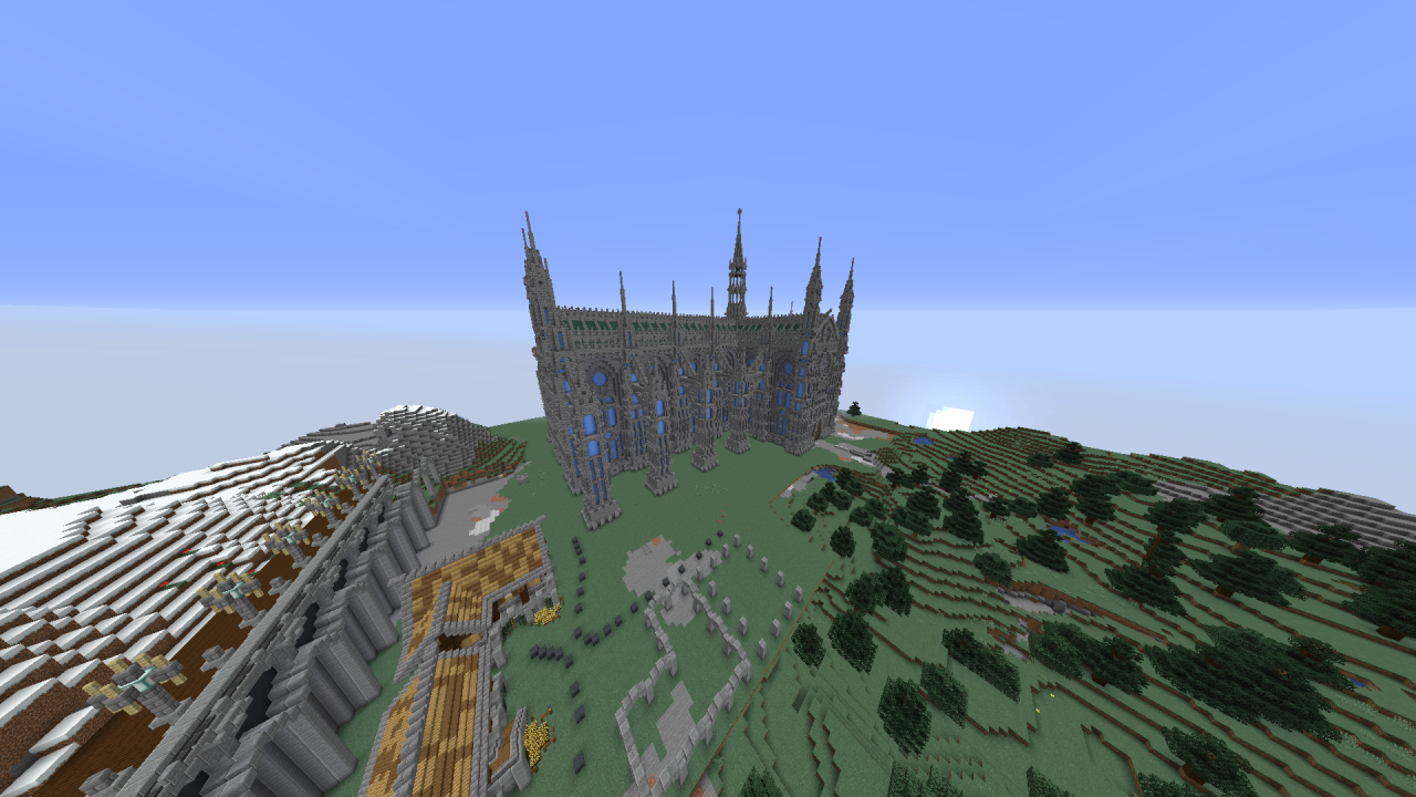 The Archeleaus Cathedral on IceCraft Minecraft Map