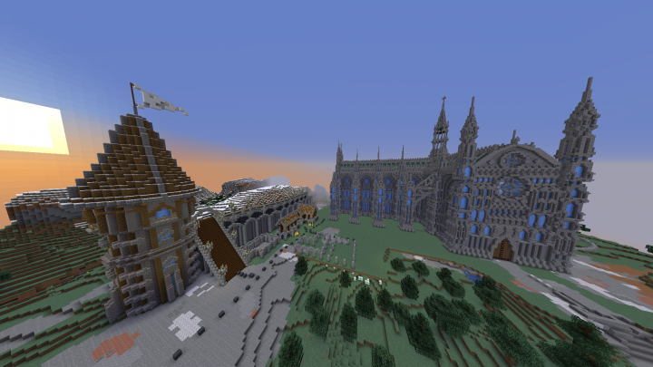 The Archeleaus Cathedral on IceCraft Minecraft Map