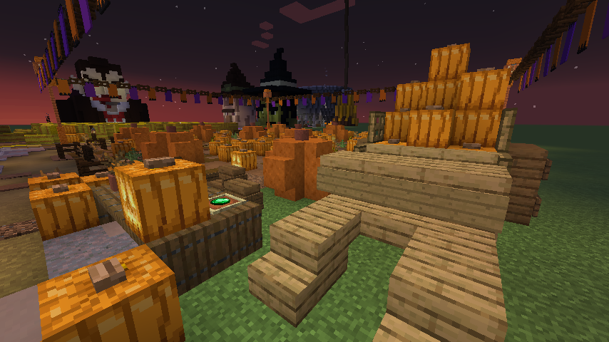 LadyBeckzilla's Halloween Town (SuperFlat) Minecraft Map