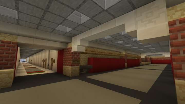Suburban High School 1 Minecraft Map