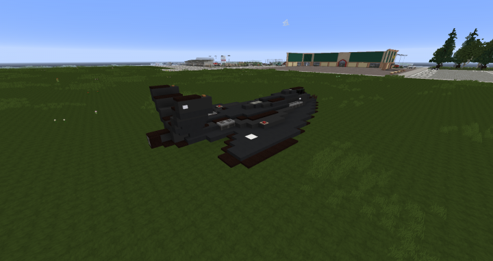 Lockheed F-117 (Scale 1.5:1) Minecraft Map