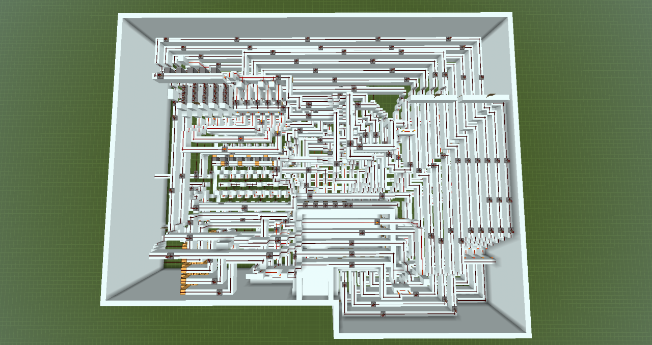 Numerophile White Minecraft Map