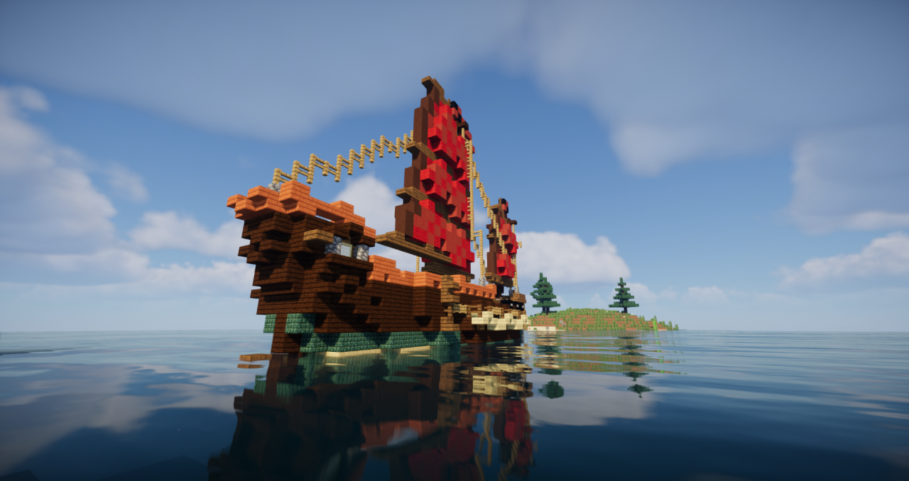 Oriental Gunship Minecraft Map