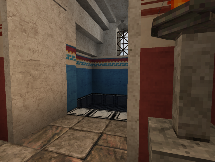 A Roman Bath House Minecraft Map