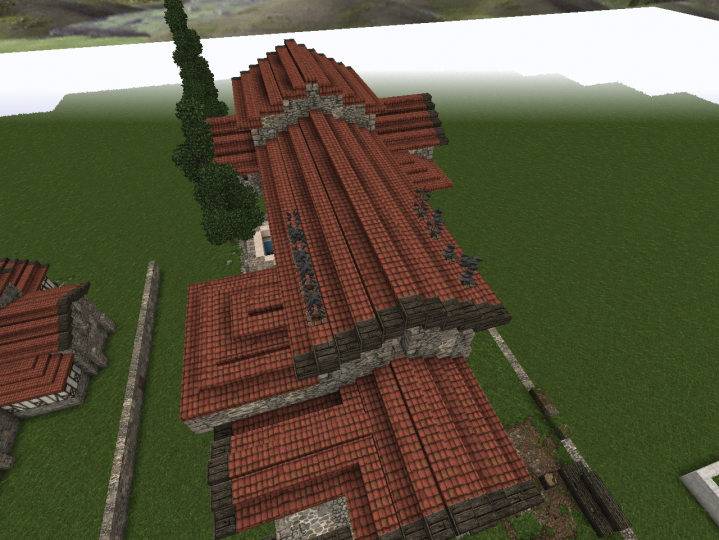 A Roman Bath House Minecraft Map