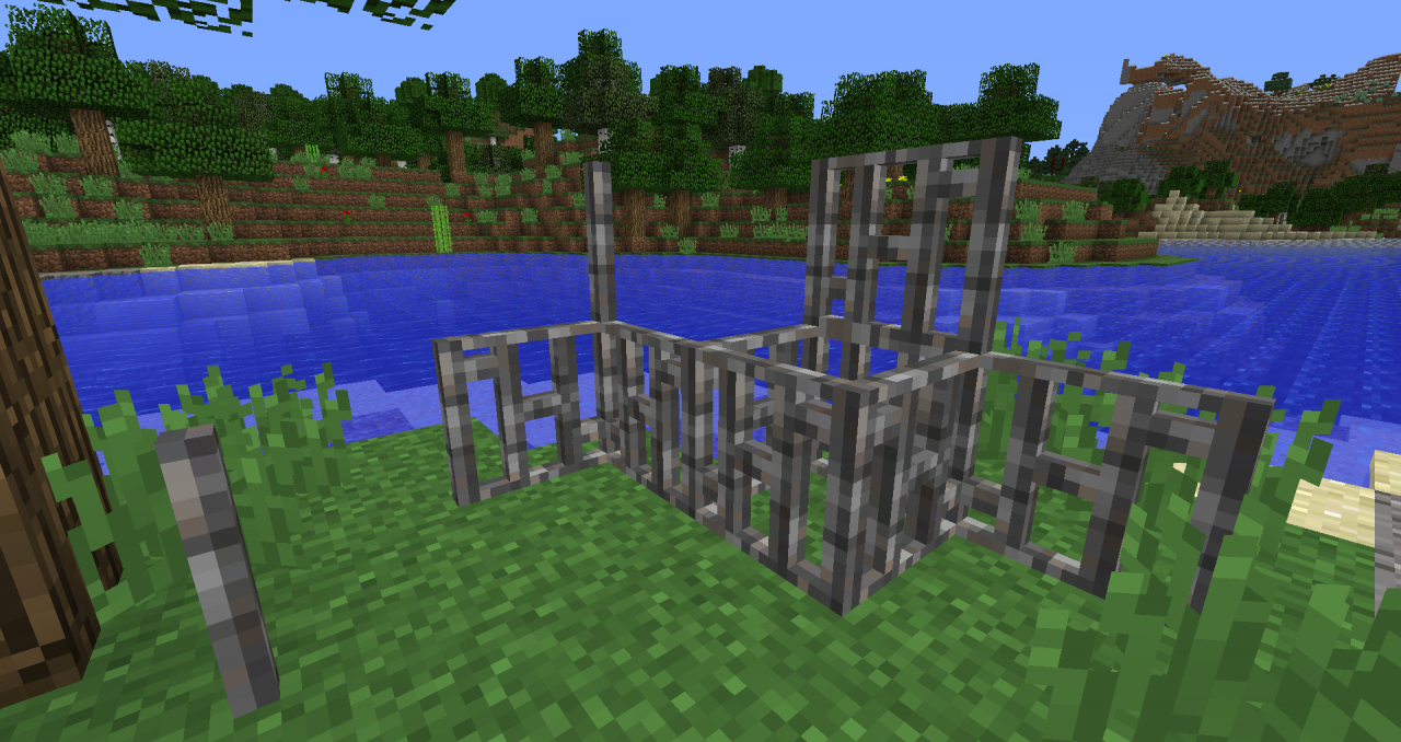Better 3D Iron bars Minecraft Texture Pack