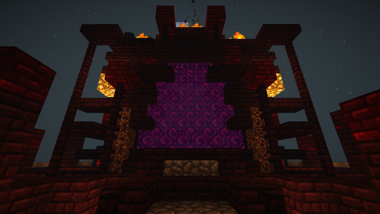 Flying Nether Temple 2.0 Minecraft Map