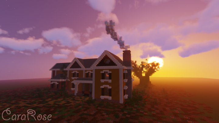 October Family House | Minecraft Timelapse Minecraft Map