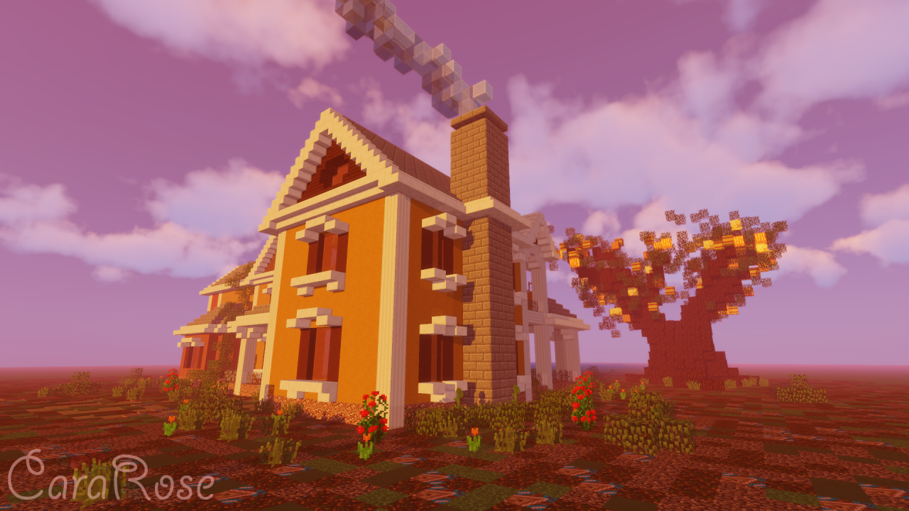 October Family House | Minecraft Timelapse Minecraft Map