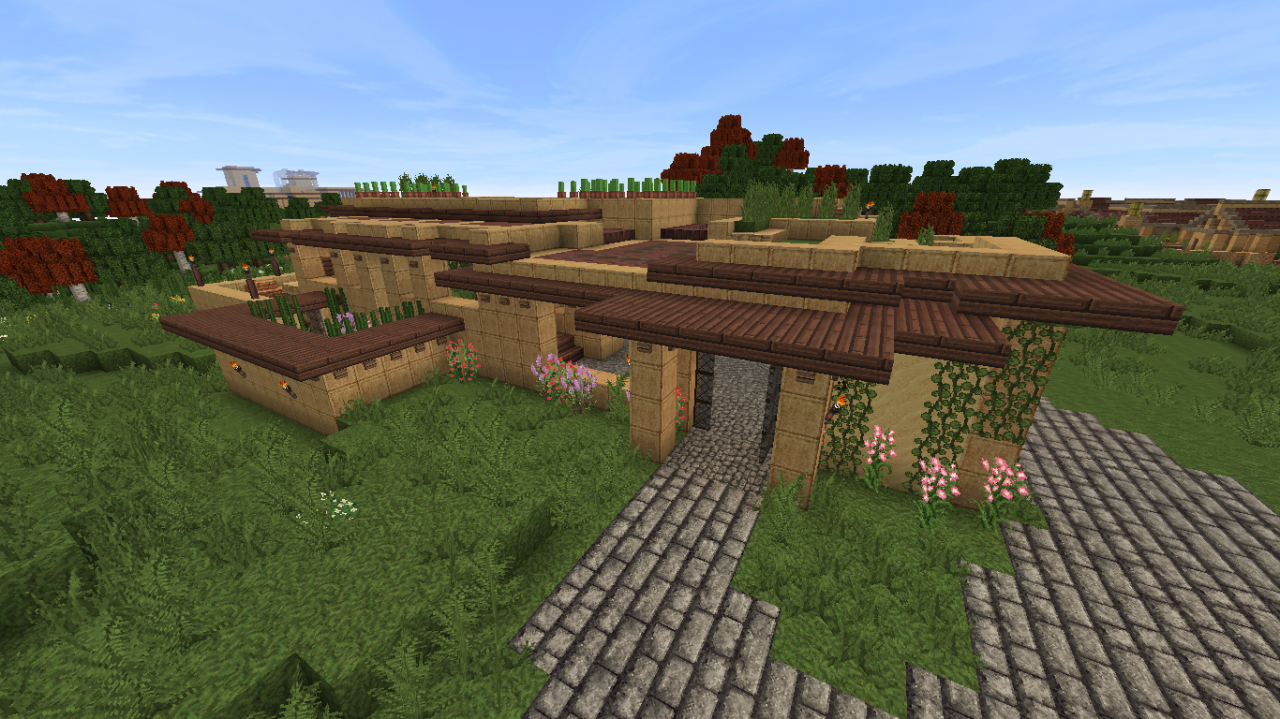 Grassland Adobe (Experimental Architecture) Minecraft Map