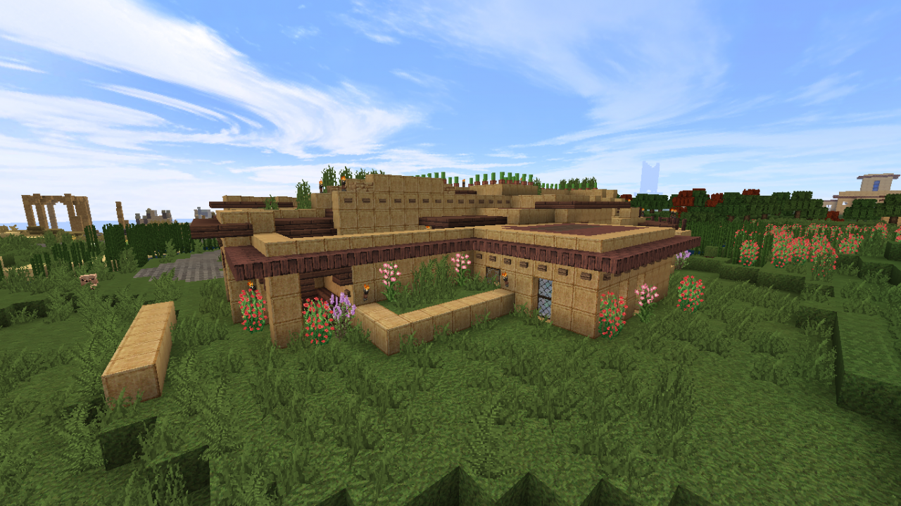 Grassland Adobe (Experimental Architecture) Minecraft Map