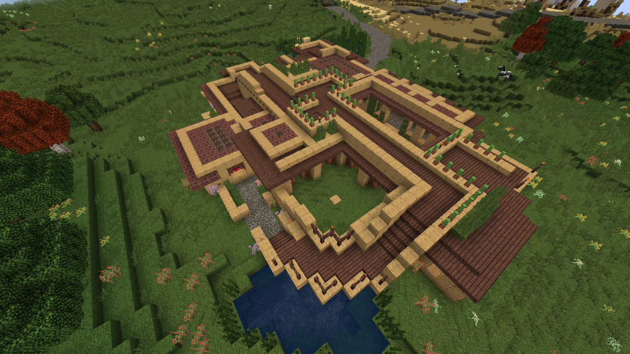 Grassland Adobe (Experimental Architecture) Minecraft Map