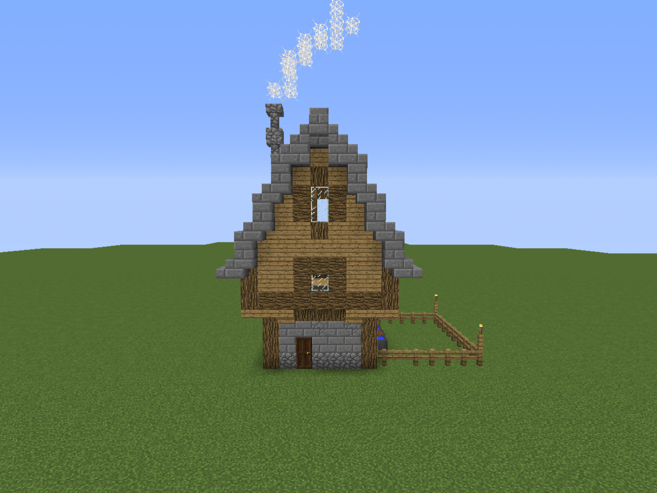 Rustic/Medieval House w/ interior Minecraft Map