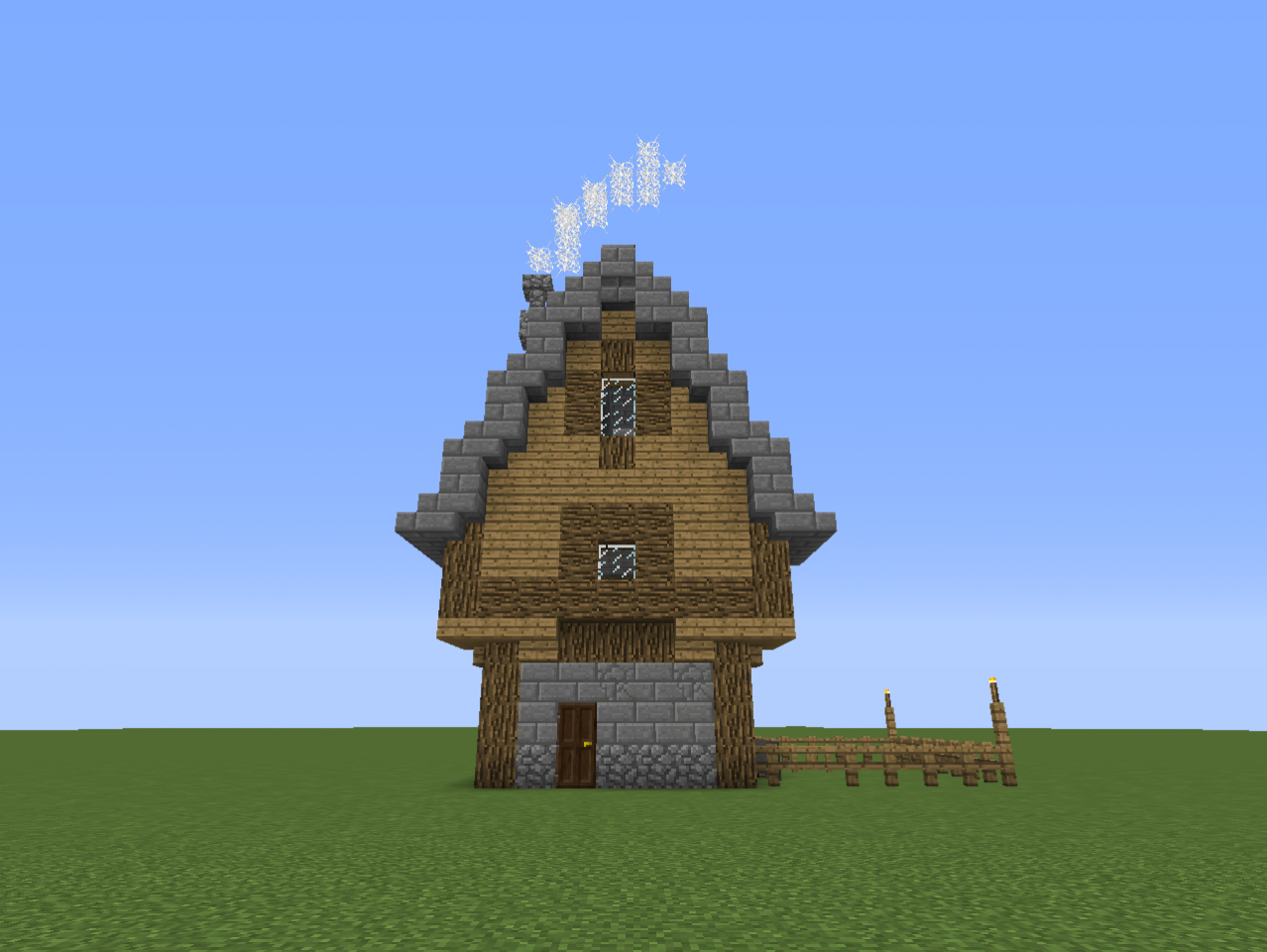 Rustic/Medieval House w/ interior Minecraft Map