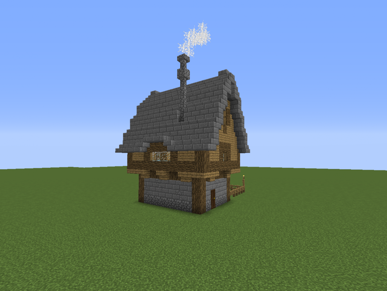 Rustic/Medieval House w/ interior Minecraft Map