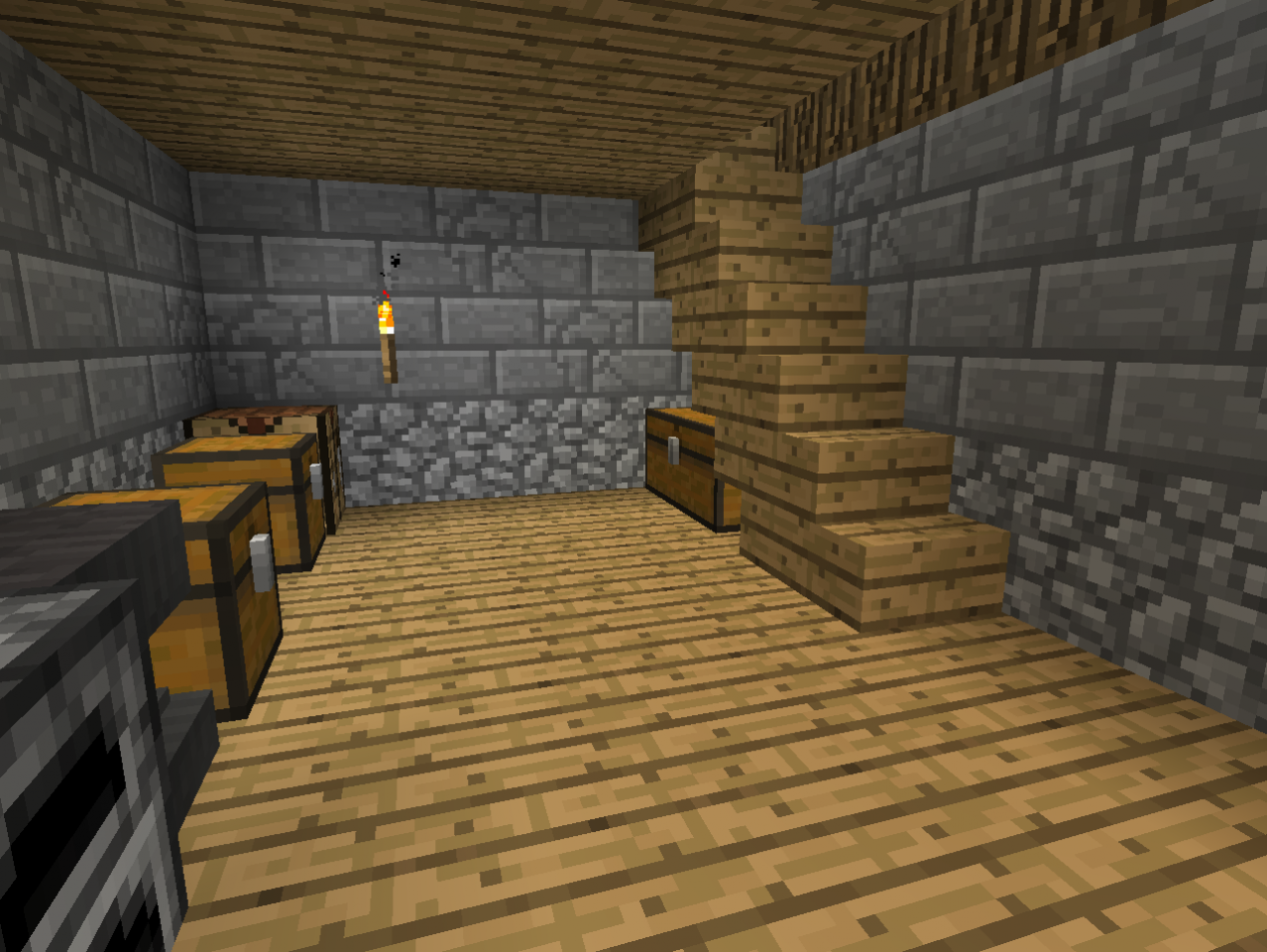 Rustic/Medieval House w/ interior Minecraft Map