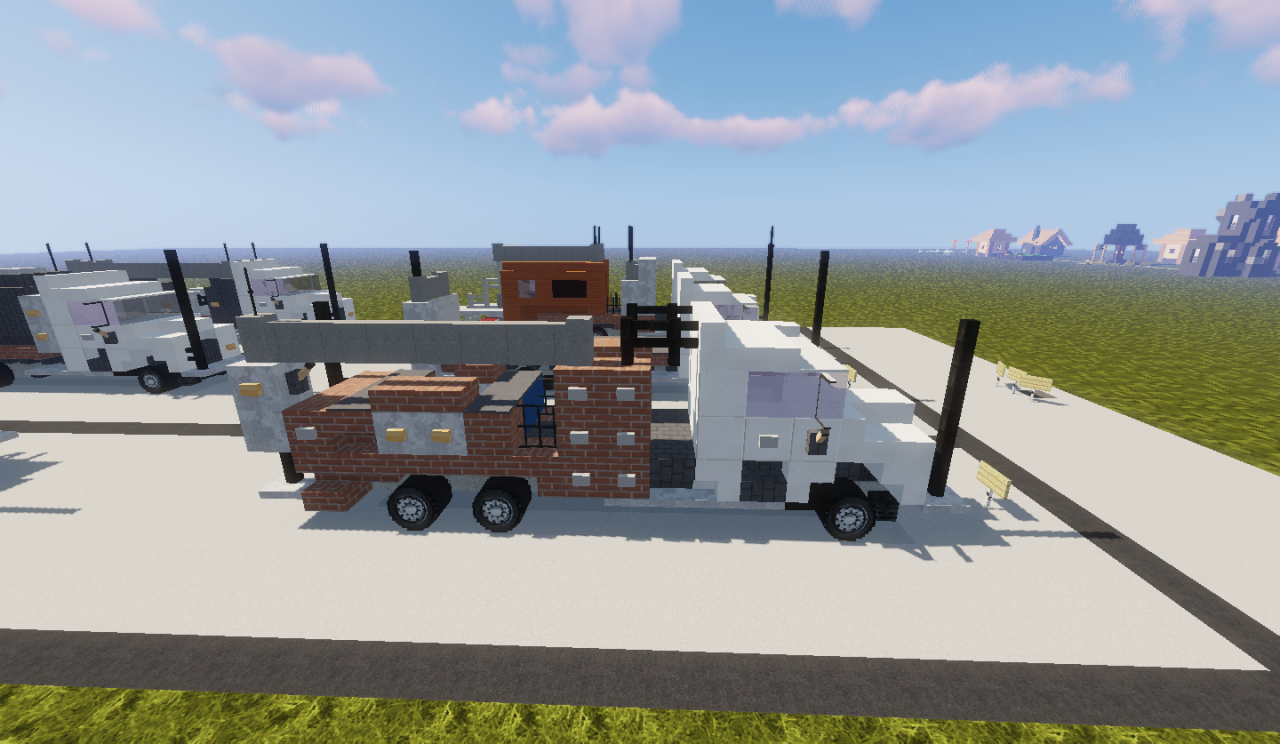 Rail Maintainence Truck Pack - V2 Minecraft Map