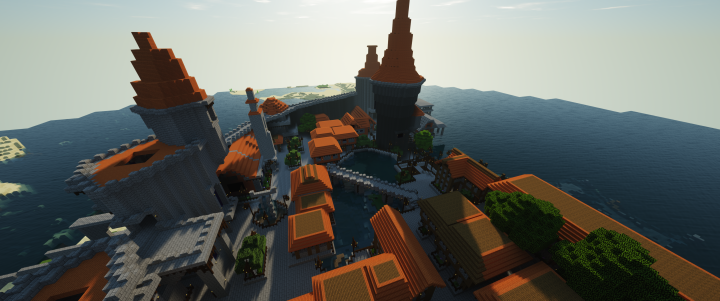 The city of Ora Devel Minecraft Map