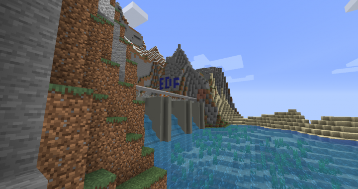 Barrage au file de l'eau Minecraft Map