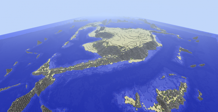 Aris Atoll (The Fantasy Naval Strategic Island) Minecraft Map