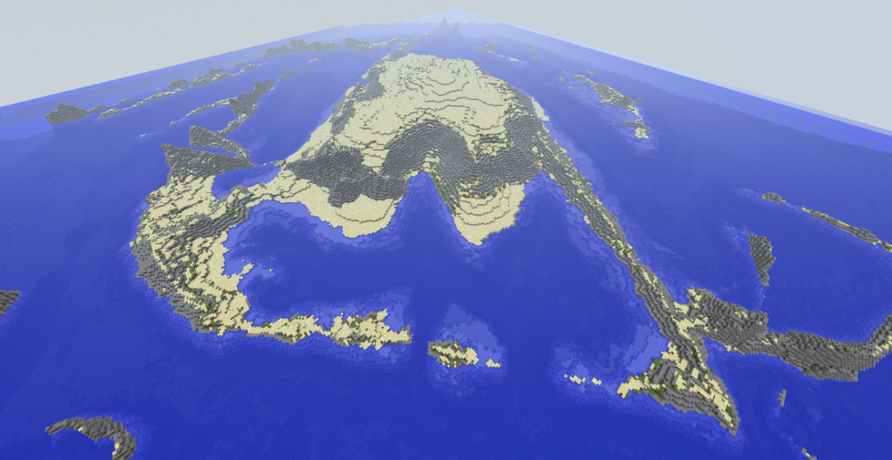 Aris Atoll (The Fantasy Naval Strategic Island) Minecraft Map