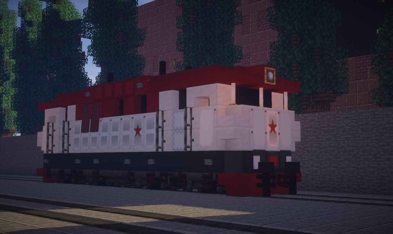 Diesel Locomotive T478.1 "Bardotka" Minecraft Map