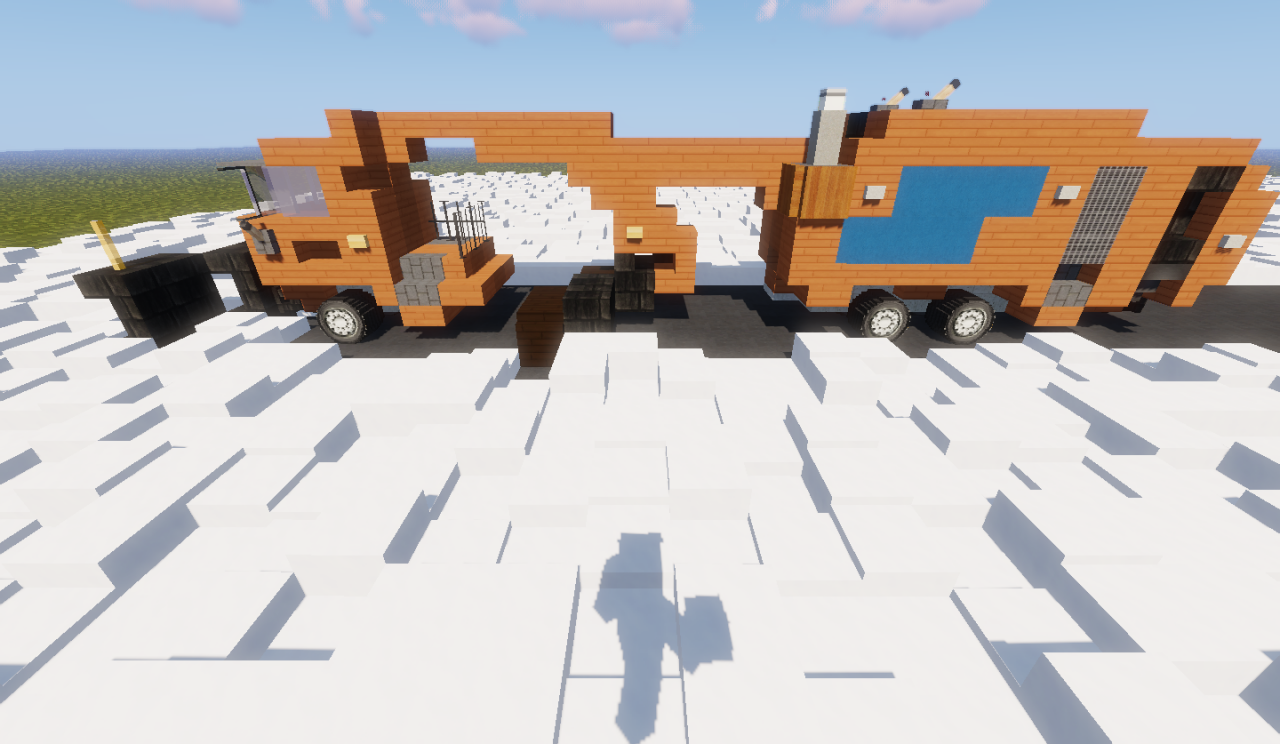 Airport Snow Removal Vehicles Minecraft Map