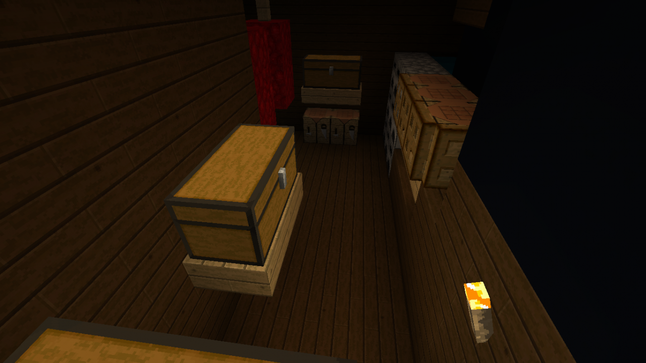 Pirate ship (Destroyer). Full interior Minecraft Map